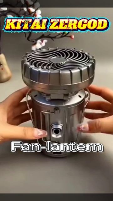 Кемпинговый  Фонарь-вентилятор На Солнечной Батареи Для Путешествий !