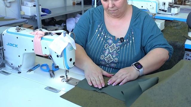 Пошив прорезного кармана