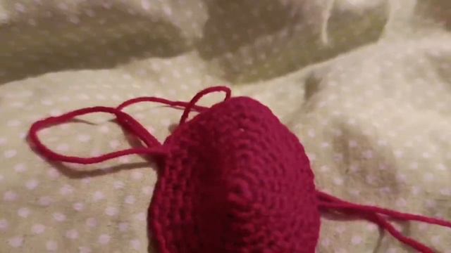 Вязаный брелок мухомор, обвес на сумку