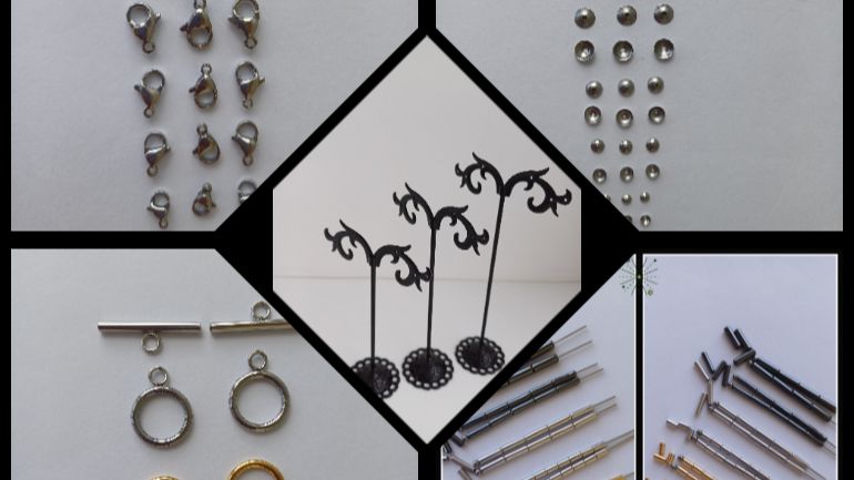 Фурнитура (Н/С), гематит, бусины (Н/К)