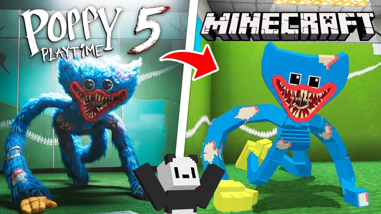 Я ПОВТОРИЛ ВСЕ СЦЕНЫ из Поппи Плейтайм в МАЙНКРАФТ - Poppy Playtime Minecraft