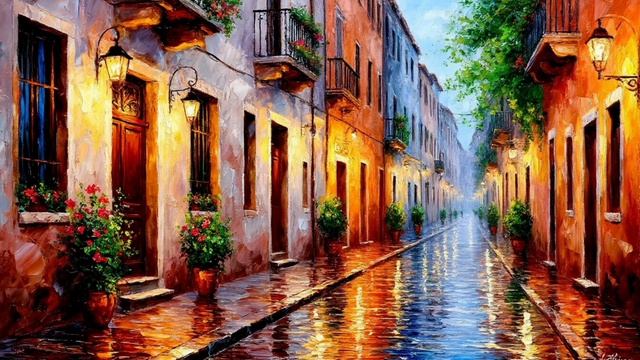 Сюита Узкие улицы дождя| Ирина Одарчук Паули