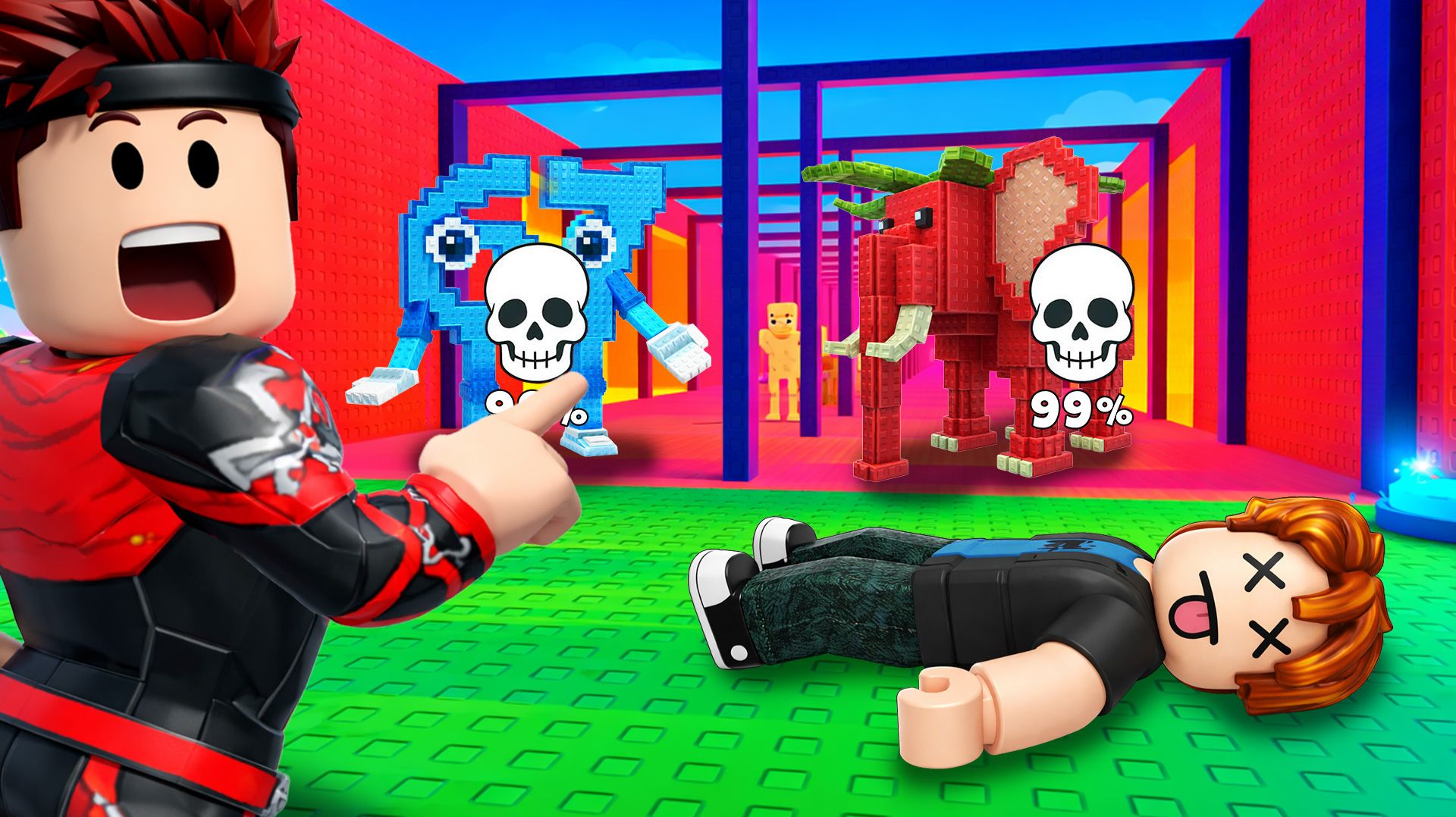 КАЖДЫЙ ШАГ - ЭТО РИСК ЧТОБЫ СПАСТИ БРЕЙНРОТОВ В Risk for Brainrots РОБЛОКС !