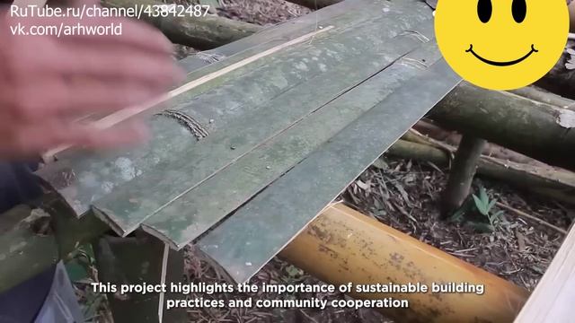 Отец и сын строят невероятные автономные убежища под дождём в лесу! 🏕️💧