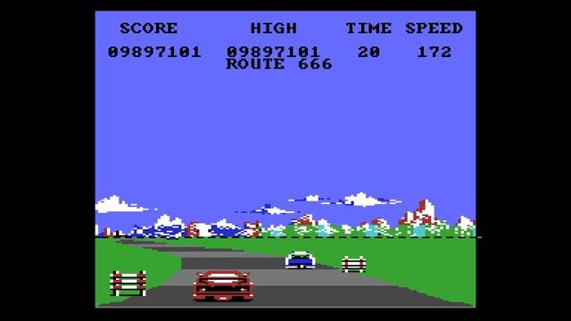 Crazy Cars II [Commodore 64]