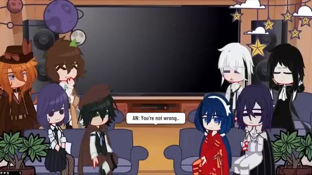 Bsd Reacts To The Fandom - Full - Bsd X Gacha Club - ʟɪʟᴀᴄ—ᴀᴍᴇᴛʜʏsВИДЕО НЕ МОЕ