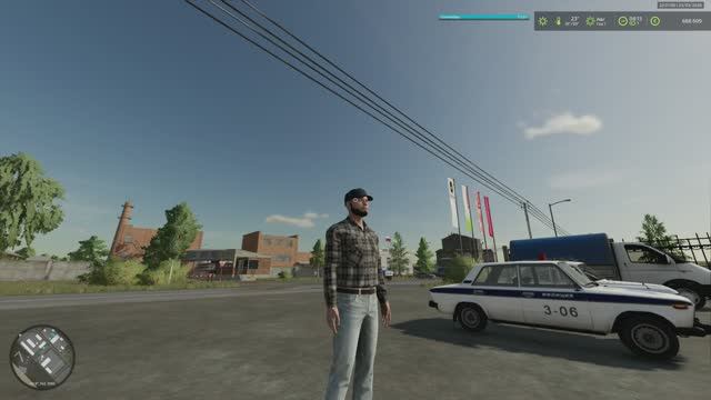 Farming Simulator 22 Село Ягодное. "Поле русское поле" #1