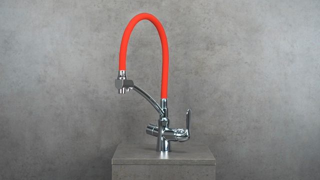 Смеситель для кухни с подключением к фильтру Lemark Comfort LM3070C-White