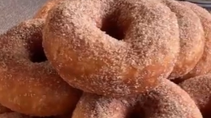 Пончики-пышки на скорую руку...🍩😋