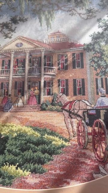 «Южное общество» от Dimensions, вышивала подбором в 2013г.