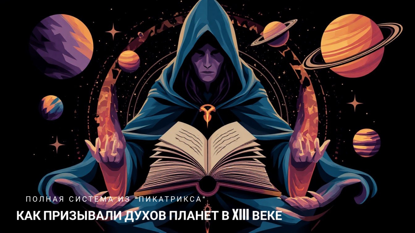 Как призывали духов планет в XIII веке — полная система из "Пикатрикса"