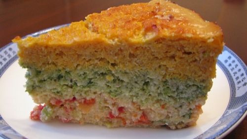 Рыбная запеканка с овощами