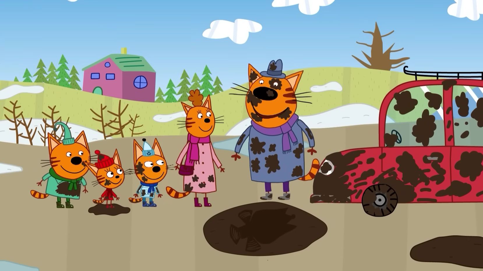 Три Кота — Мультфильм для Детей | Путешествие | Три Кота Мультик Смотреть | Развивающая Игра