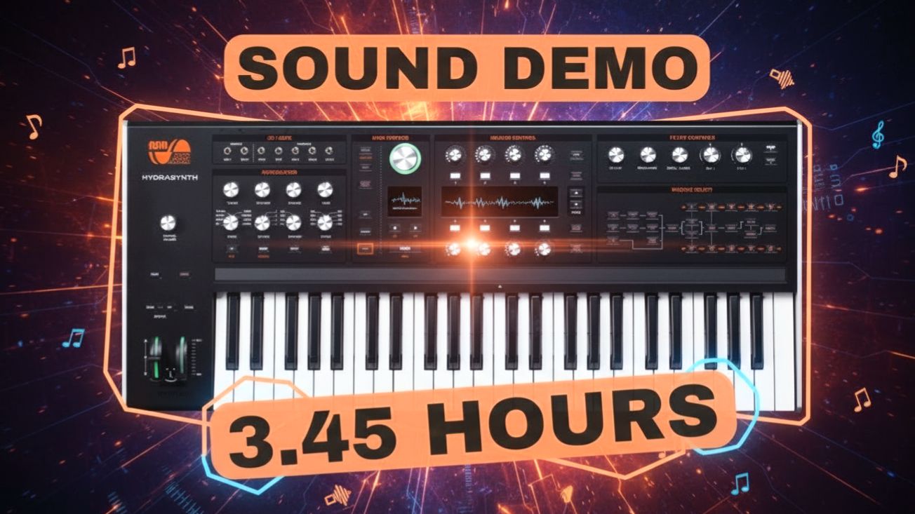 ASM Hydrasynth: 3+ Hours Synth Exploration | Sound Demo