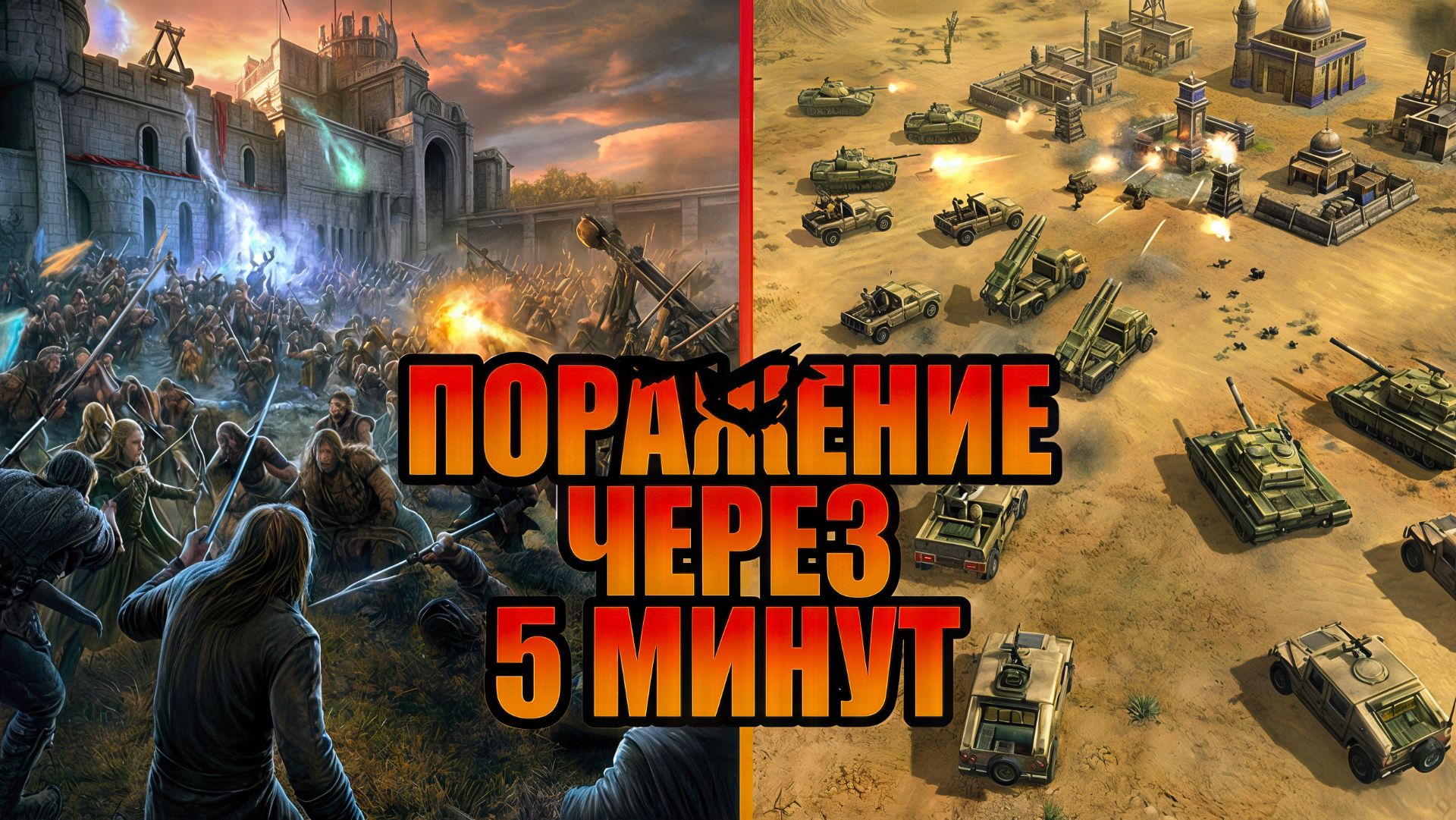Поражение через 5 минут в C&C Generals/Властелин Колец: Битва за Средиземье - Как исправить?