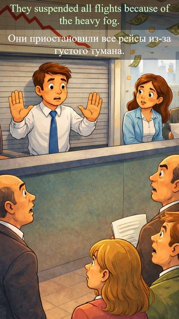 Английские слова в контексте: suspend