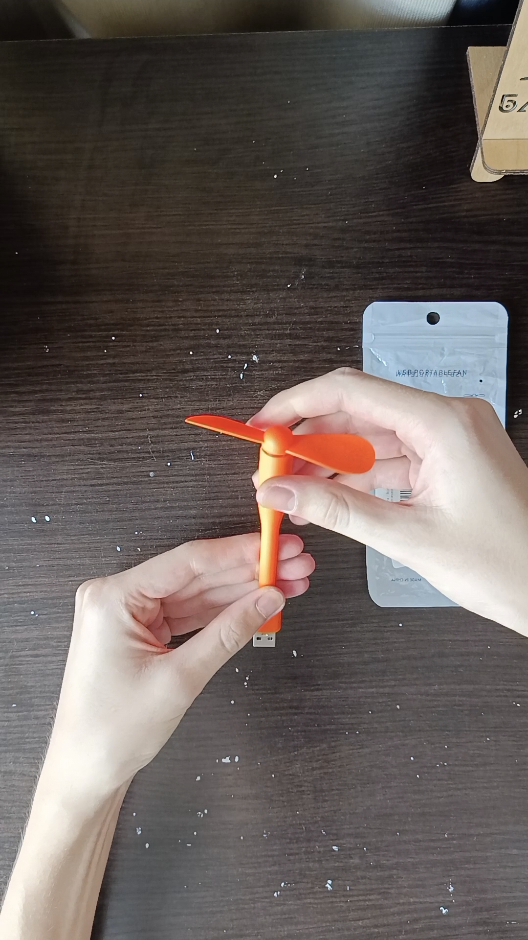 Финальное видео: Видеоинструкция портативного USB-вентилятора