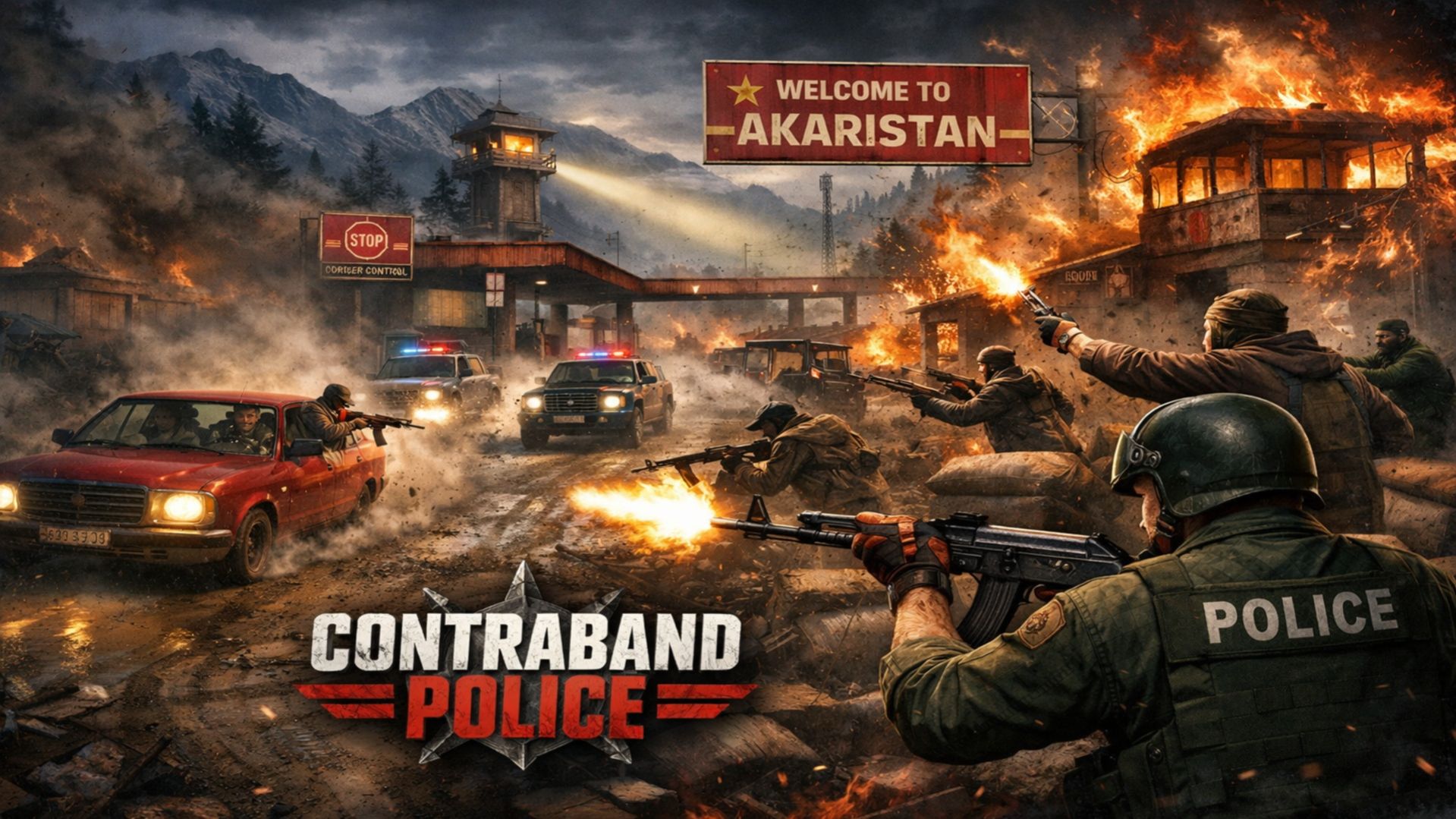 Contraband Police: Охота на теневые сети! Экшн, погоня и справедливость!