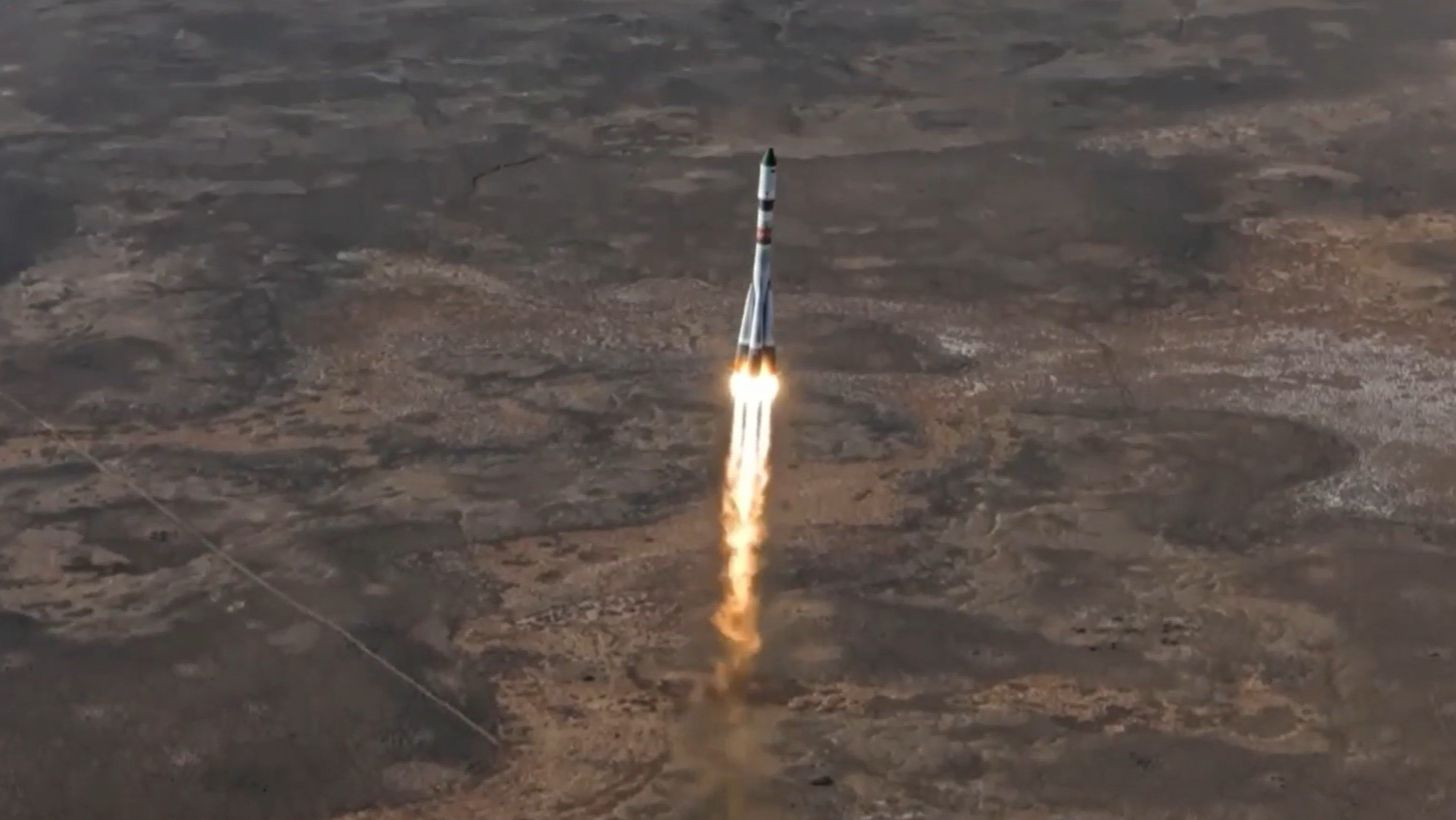 Запуск грузового корабля «Прогресс МС-33», космодром Байконур, 22.03.2026