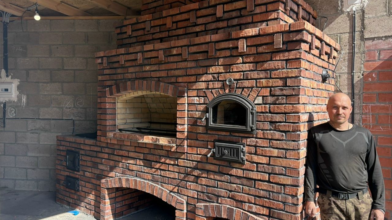 Мангал, казан, мини русская печь. Наш 180 объект