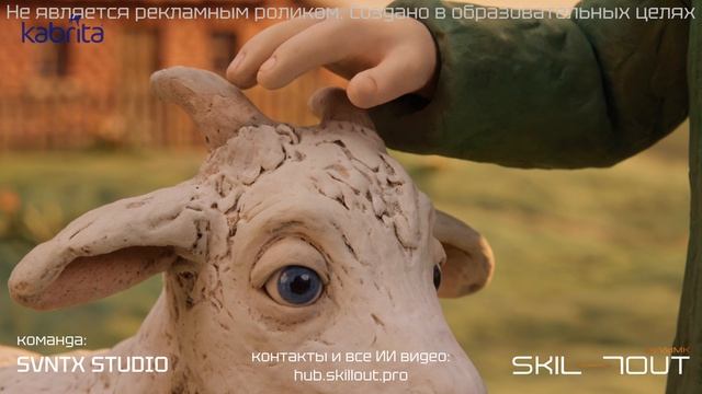 Kabrita [SVNTX STUDIO] ИИ реклама соревнования SKILLOUT