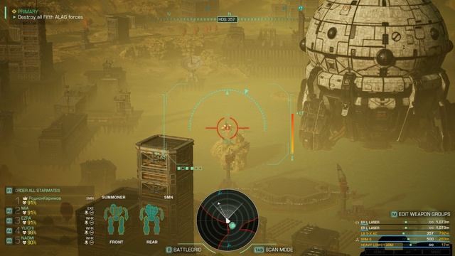 "Исследование кратеров" (Crater Investigation) на Куршавеле, в MechWarrior 5 - Clans, 2026-03-22