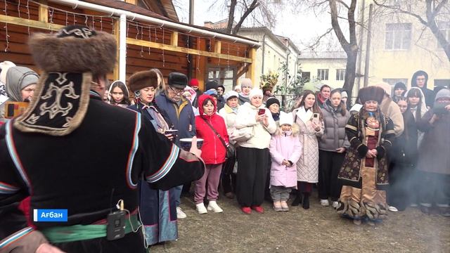 Артисты театра «Читiген» провели обряды приветствия Чыл пазы