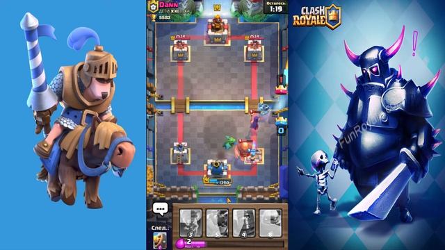 Выношу топа в CLASH ROYALE!!
