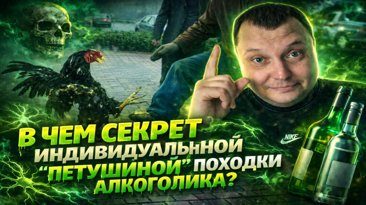 В чем секрет индивидуальной “петушиной” походки алкоголика