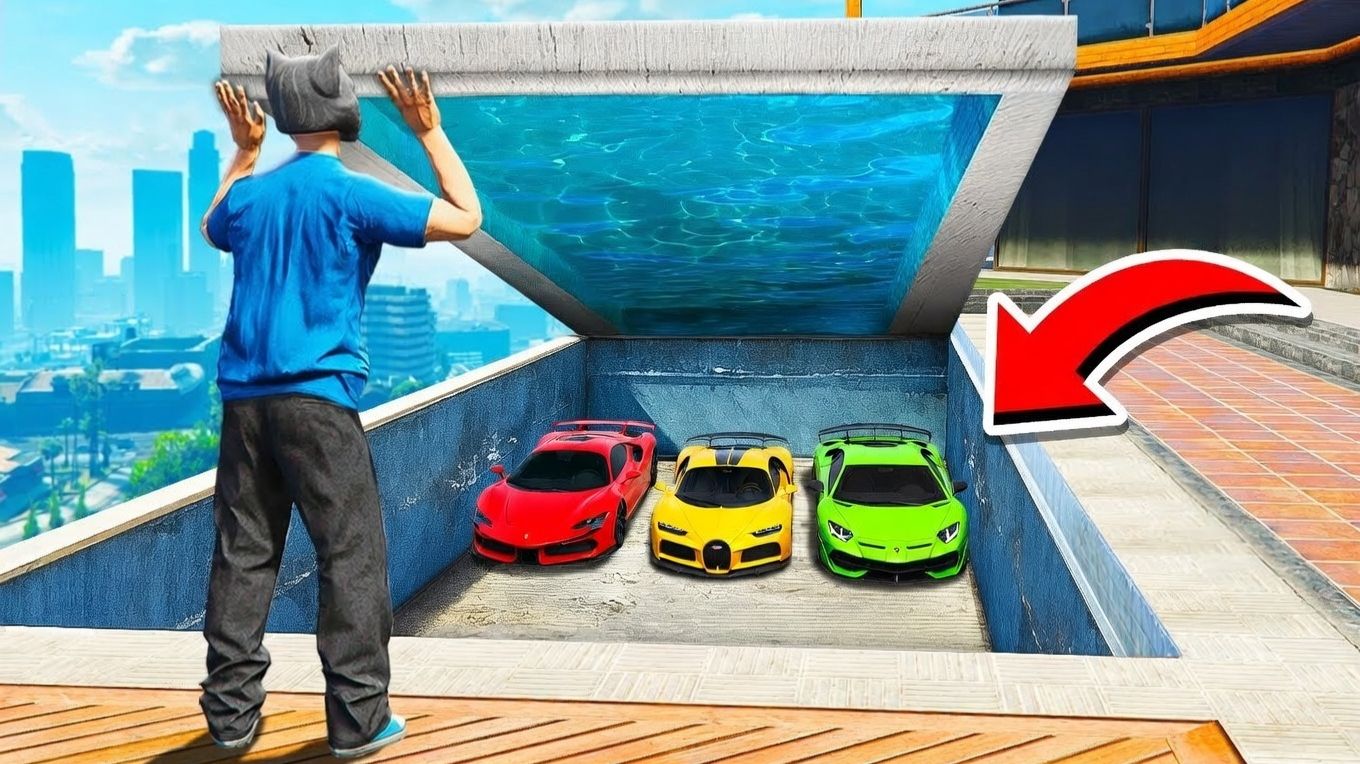 СЕКРЕТНЫЙ ВХОД ПОД БАССЕЙНОМ ФРАНКЛИНА В ГТА 5! ЧТО СКРЫТО ВНУТРИ?