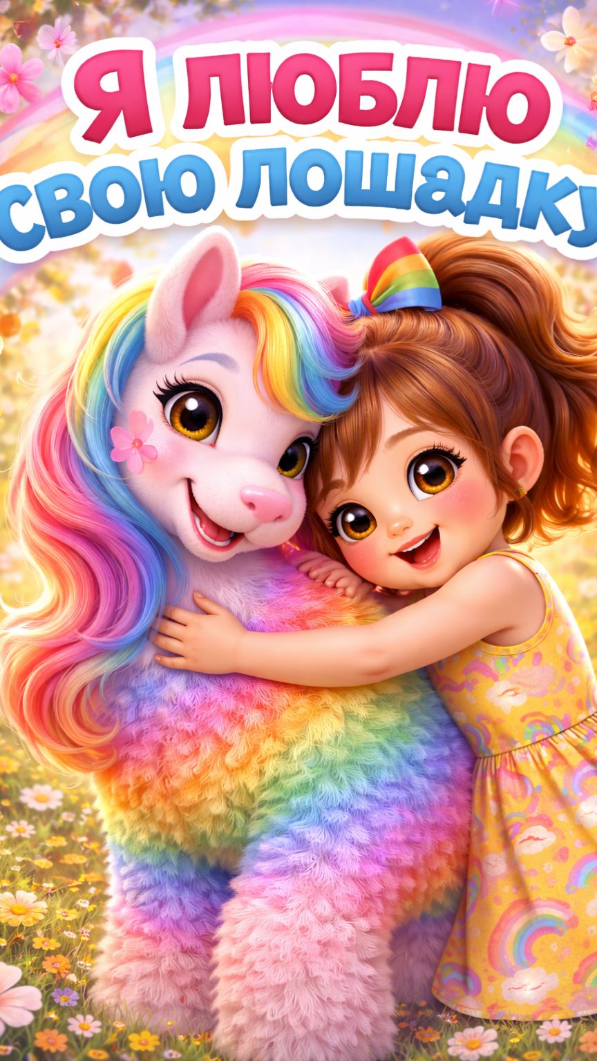 Я люблю свою ЛОШАДКУ - Весёлая Мультик Песенка для малышей!