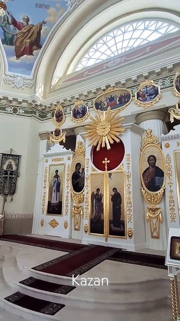 Мартовская сказка у храма Спаса Нерукотворного в Казани ❄️☀️