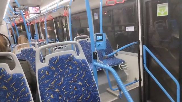 Поездка на троллейбусе ВМЗ-5298.01 «Авангард» № 1224, маршрут 15