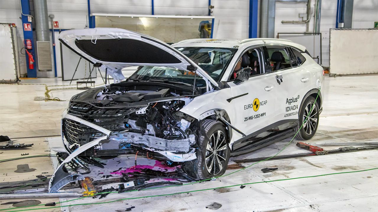 Краш-тест нового Москвич М70 (MG HS) от Euro NCAP на CarMaps.Ru