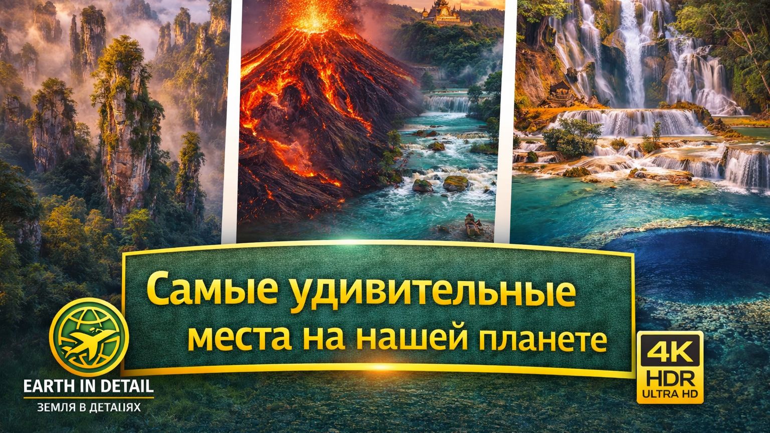 Самые красивые места в мире 4К ULTRA HD