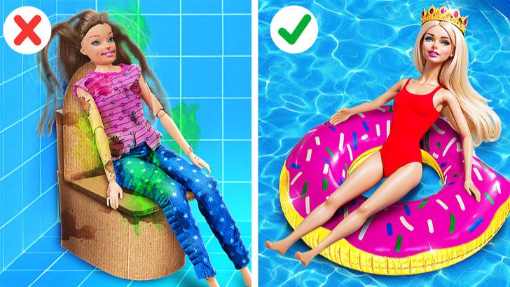 Богатая vs бедная кукла 🧸 Лайфхаки и гаджеты | 123GO