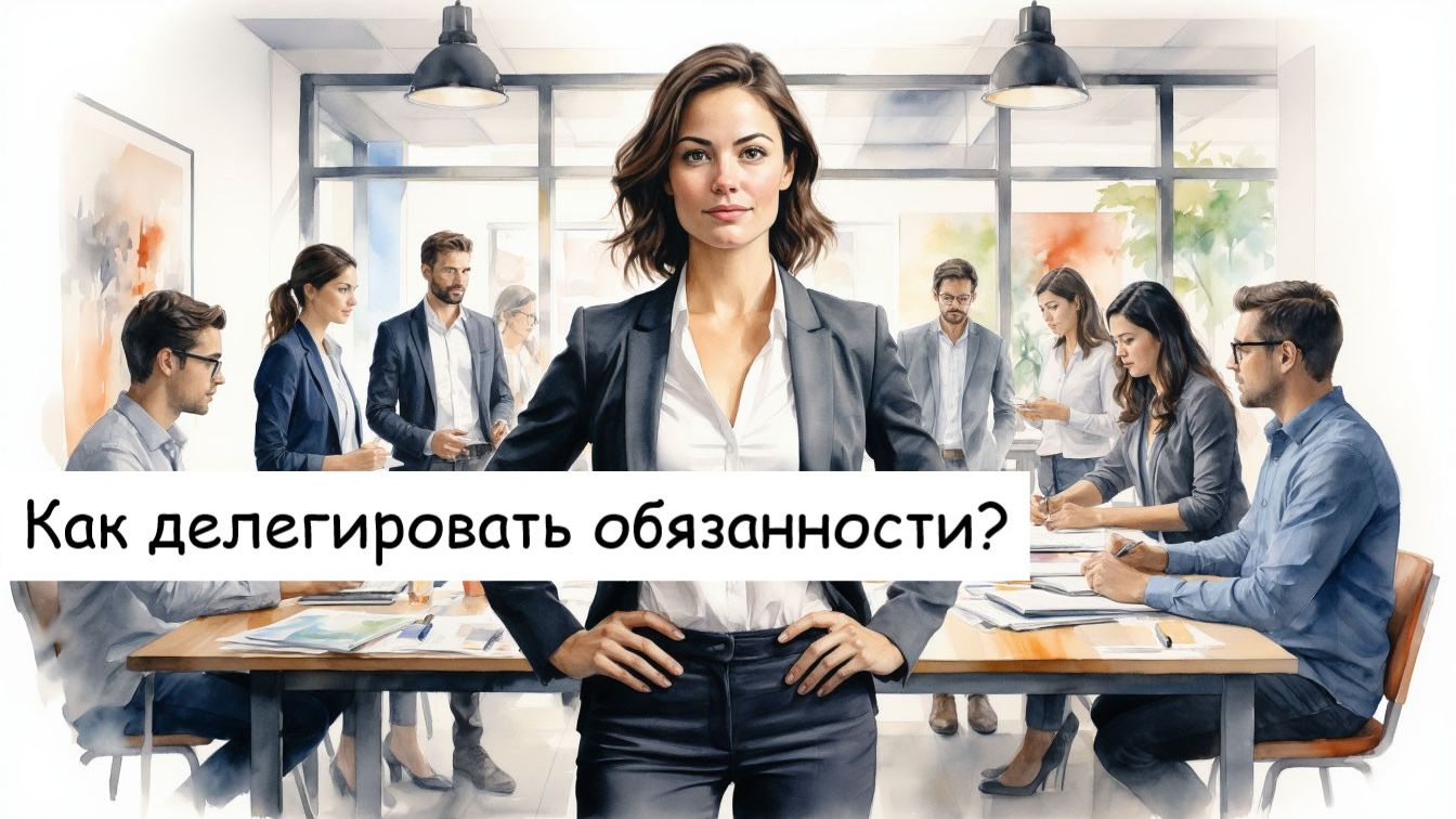 Как  делегировать  обязанности