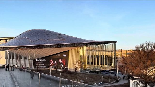 Москва Зарядье и Парящий мост ранняя весна прогулка по солнечному городу ☀️