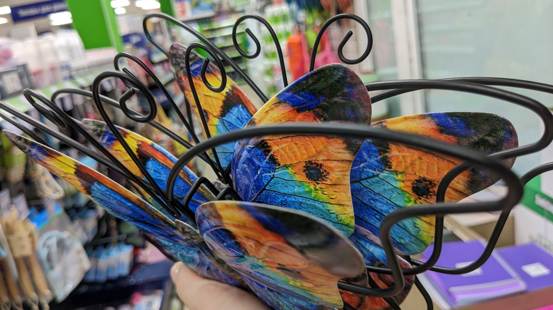 В Фикс Прайс привезли бабочек бычков для сада, тарелки, салатники, меховое для уборки