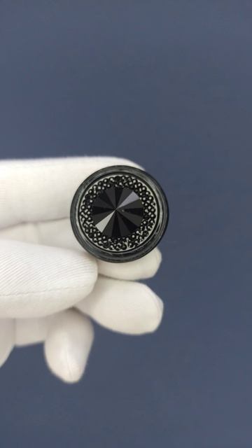 Пуговицы черные (размер № 48), Артикул 00963