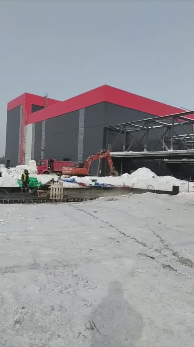 Завод в г.Верхняя Салда - второй этап монтажных работ