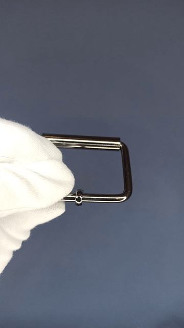 Пряжка темный никель круглая, Артикул 05585