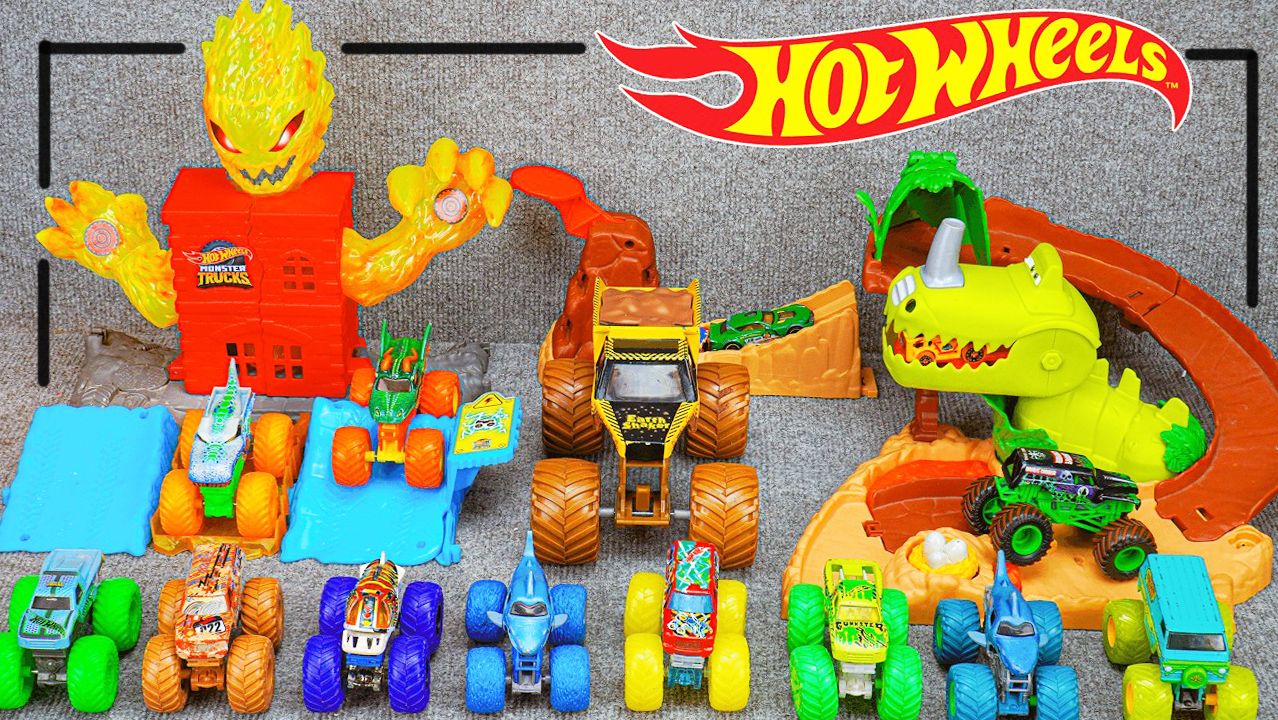 Мультики для детей. Игровая площадка с динозаврами Hot Wheels 🤯🔥 Смотреть мультики для малышей.