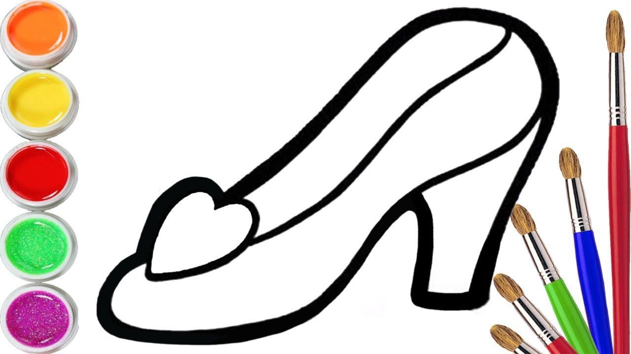 Мультик для детей-Как нарисовать ТУФЛИ /Рисование ТУФЛИ для детей