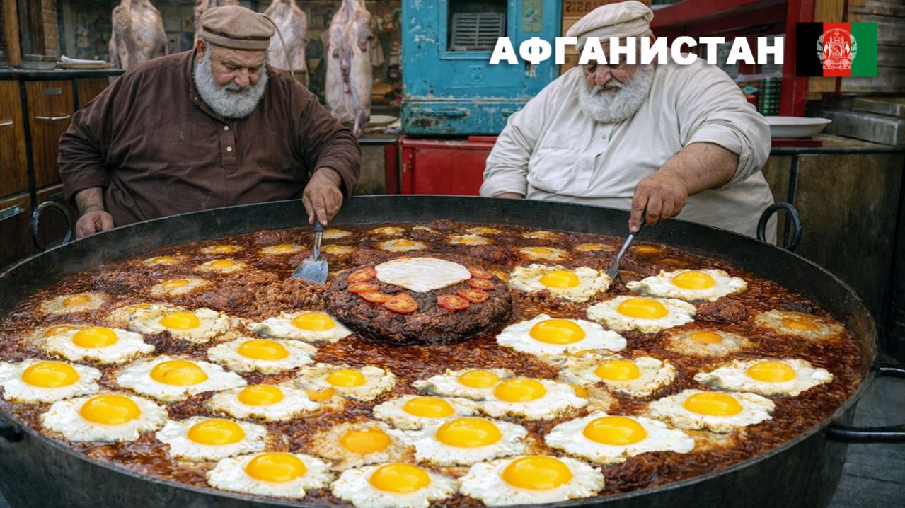 Афганистанская уличная еда | Самый известный афганский чапли-кебаб