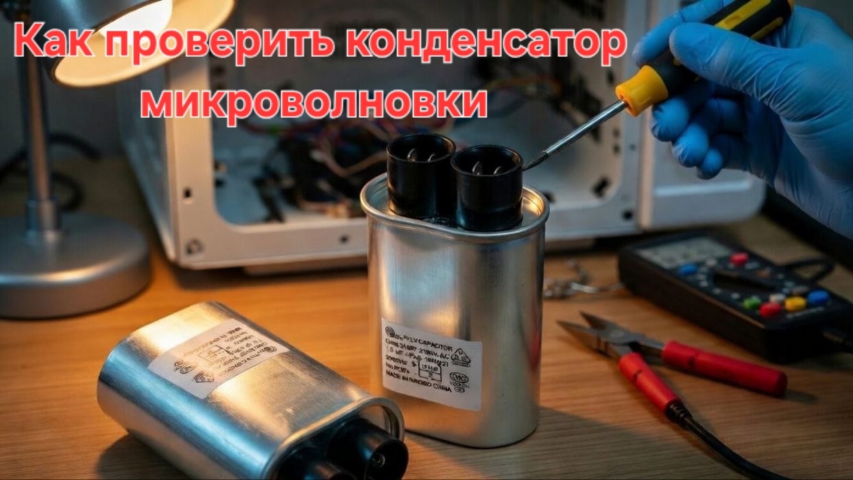 Как проверить конденсатор микроволновки