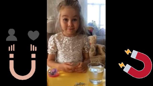 Опыты с магнитом🧲 .