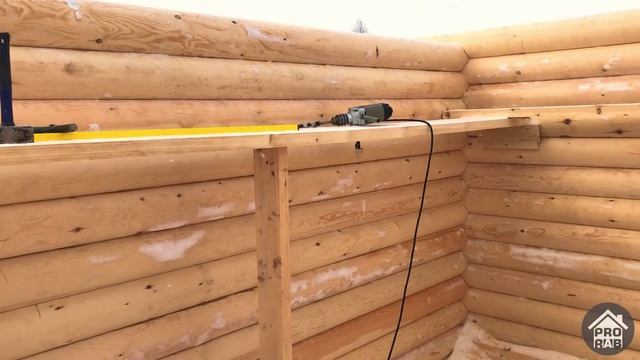 Баня из оцилиндрованного бревна 180мм с ломаной мансардной крышей от компании "ДСК ПРОРАБ" Томск