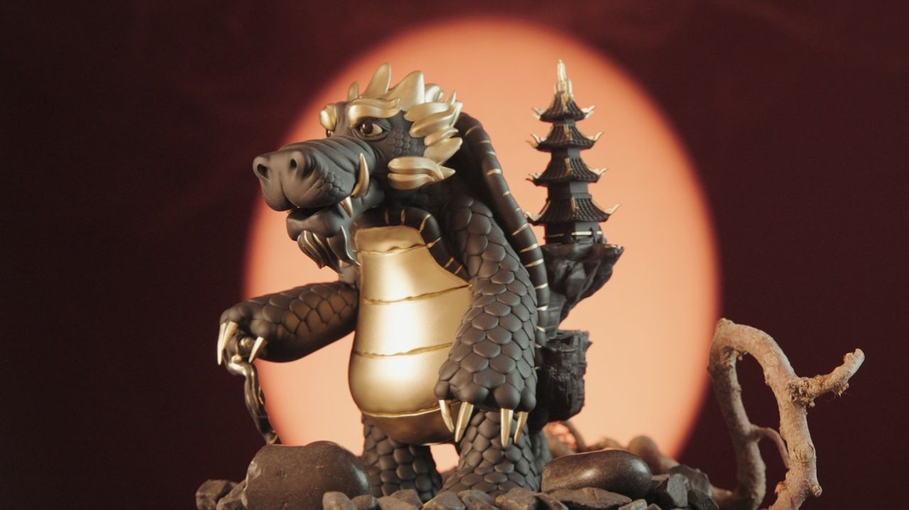 Художественная игрушка «Черепаха-дракон Дракугон»  Полный процесс создания