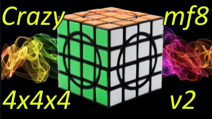 Как собрать Crazy 4x4x4 V2 без паритетов cube mf8 крейзи куб without parities how to solve 4х4х4